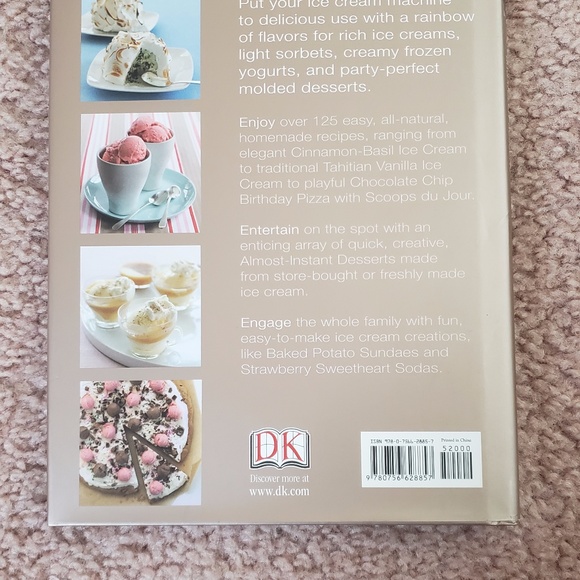 DK | Kitchen | Nwt Ice Cream Frozen Desserts Cook Book | Poshmark